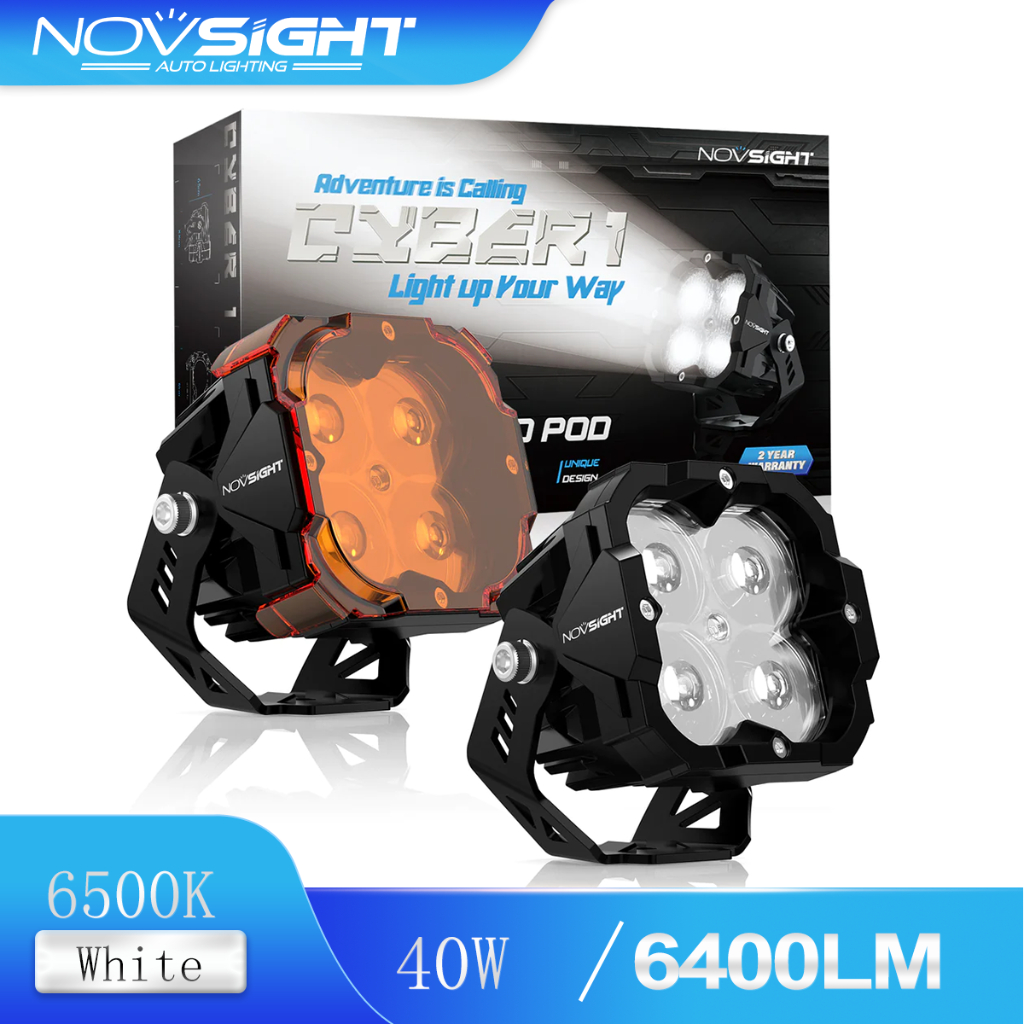 Novsight WL1 All Weather 3 Inch Cube LED Pods Off-road Driving Light ...