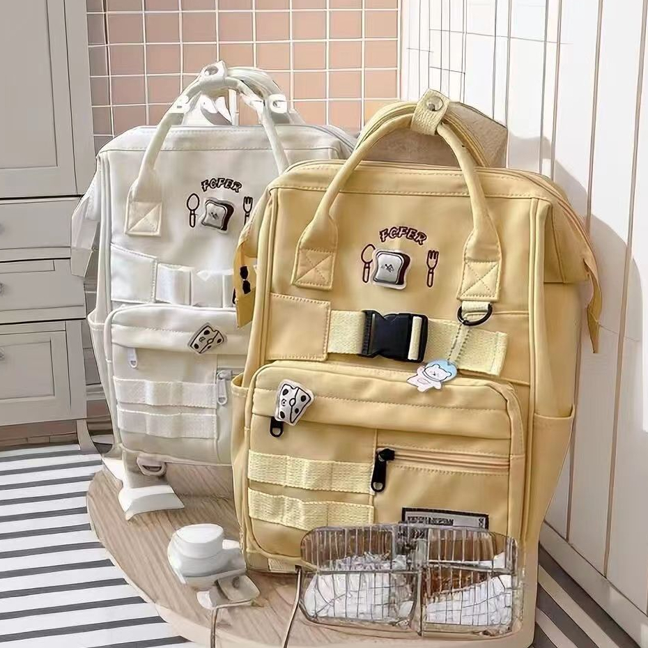 Japanese and Korean Ins Backpack Large Capacity Student Schoolbag ...