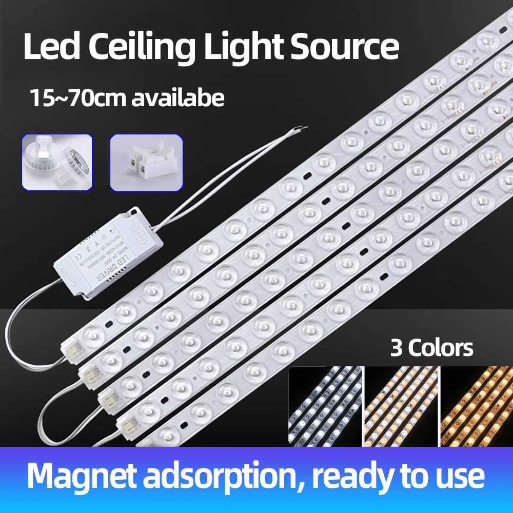 Magnetic Ceiling Light Replacement 22/31/40/52/60/70cm Light Source Led ...