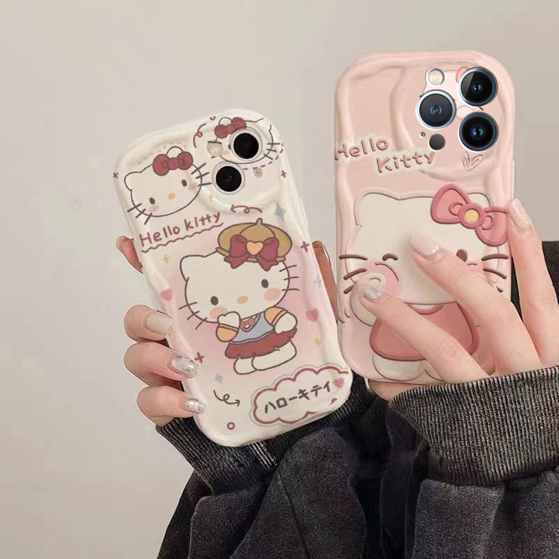 Hello Kitty Case Iphone 11 12 13 14 Pro Max IPX Xr Xs Max 7 8 6s Plus cute cartoon Silicone ...