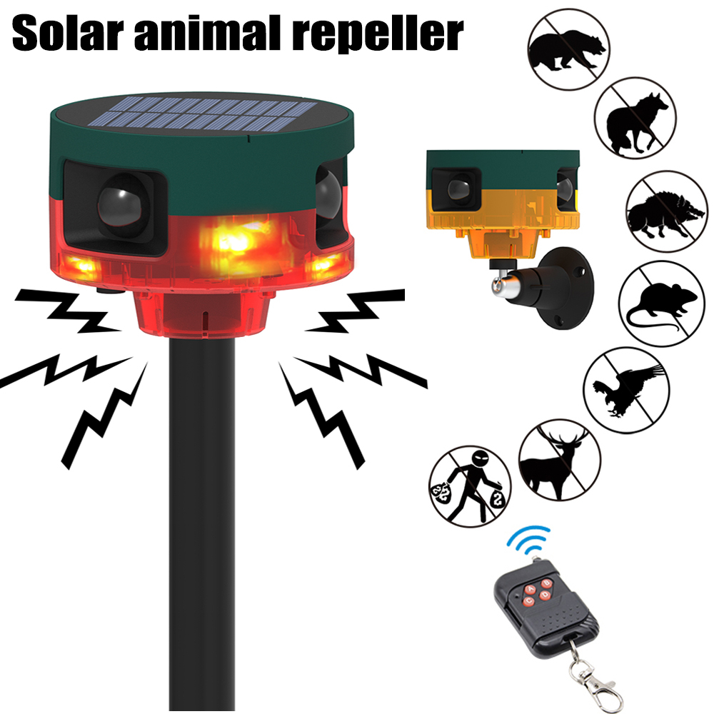 Solar Alarm System Wireless Outdoor Waterproof PIR Motion Sensor Solar ...