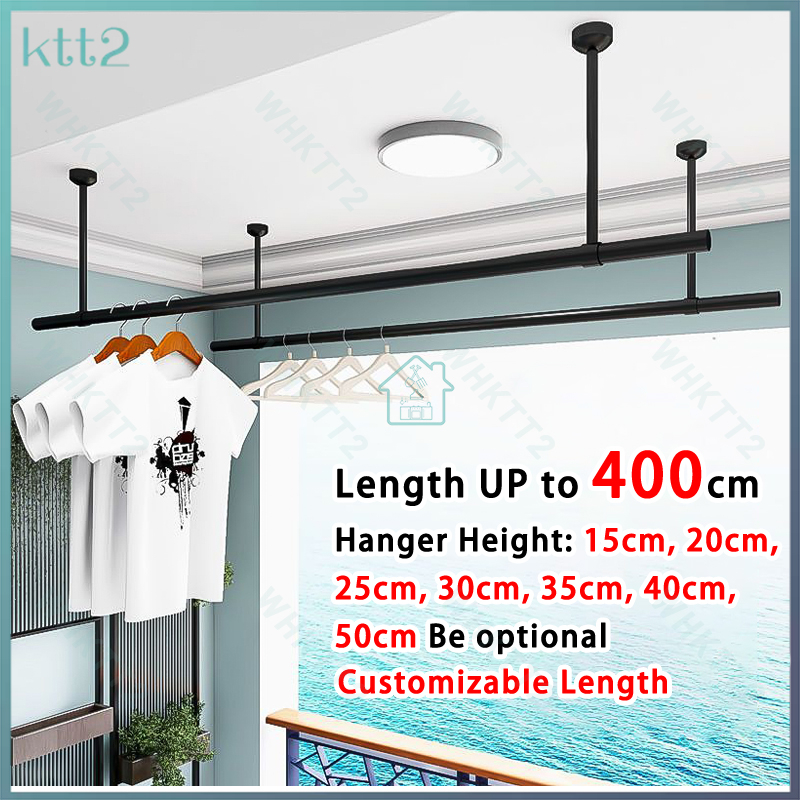 Stainless steel clothes drying rod balcony fixed hanging rod 28 ...