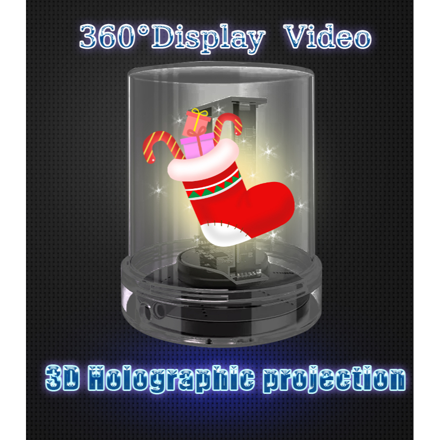 3D Hologram Fan 360° Degree Views LED Advertising Projector Display Air ...