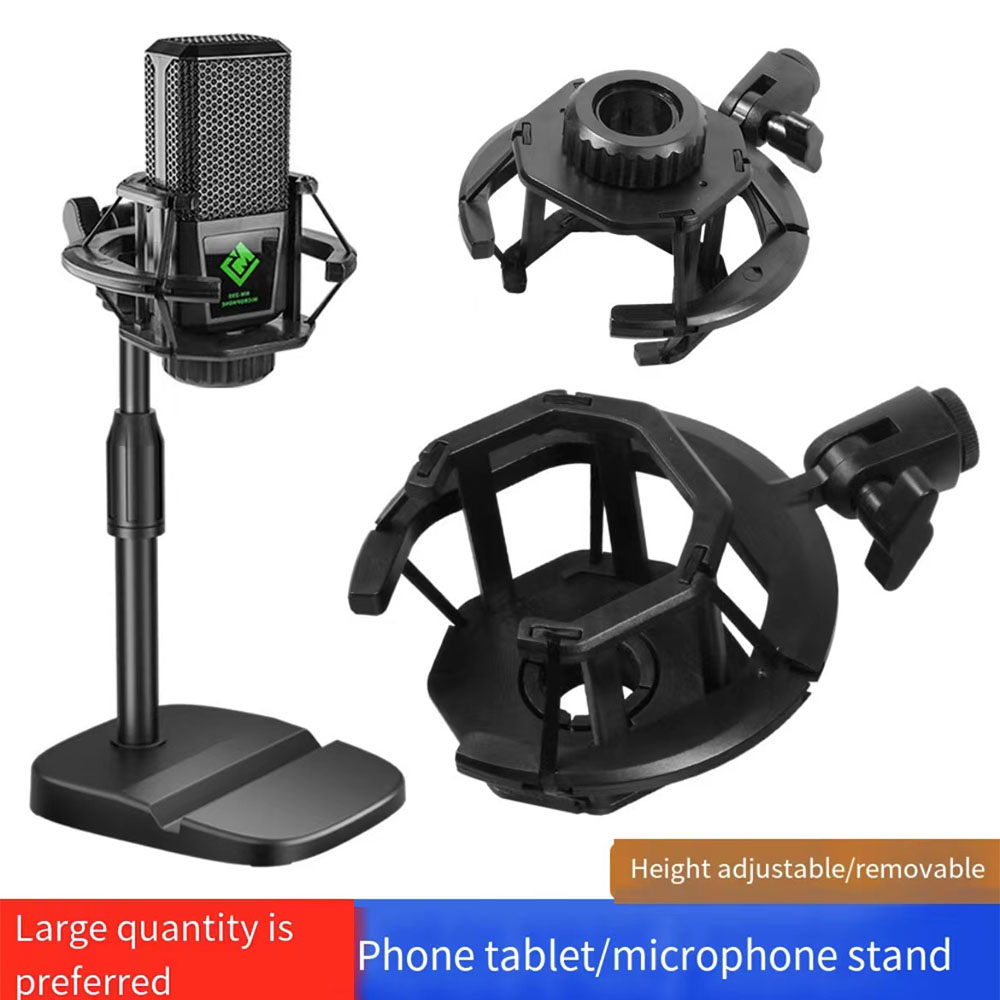 Condenser microphone stand microphone single clip head shock mount ...