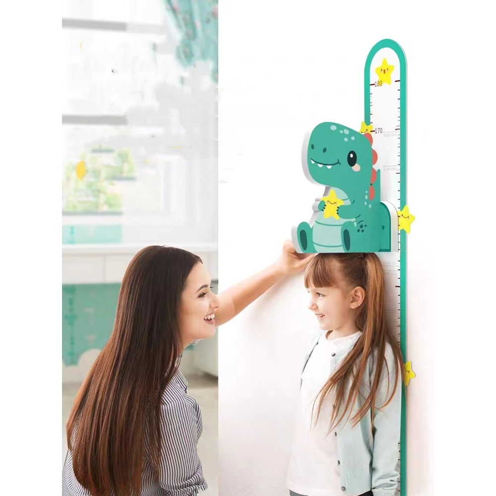 Children's height measurement, wall-to-wall triangulation measuring ...