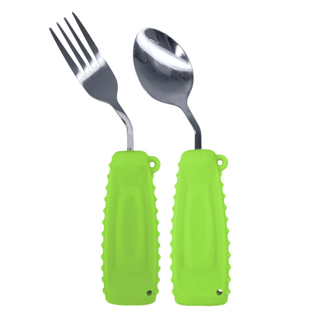 EZ Assistive Adaptive utensils Spoon and Fork Help Parkinson ...