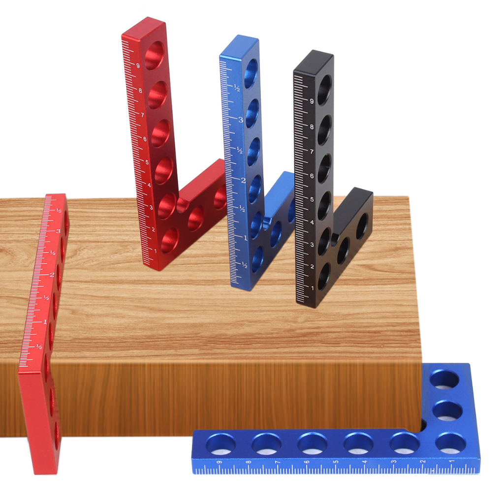 Aluminium 100mm Square Right Angle Gauge 90 Degree Precision Square ...