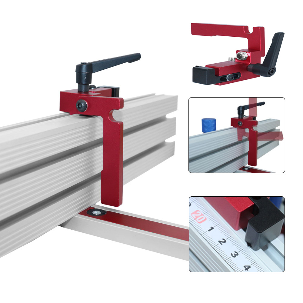 Woodworking Miter Track Stop Router And Table Saw Fence Connector ...