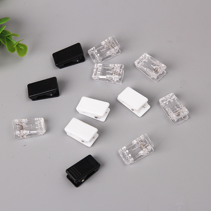 13*26mm Small Clear Square Clip Simple Transparent Square Clip Student ...