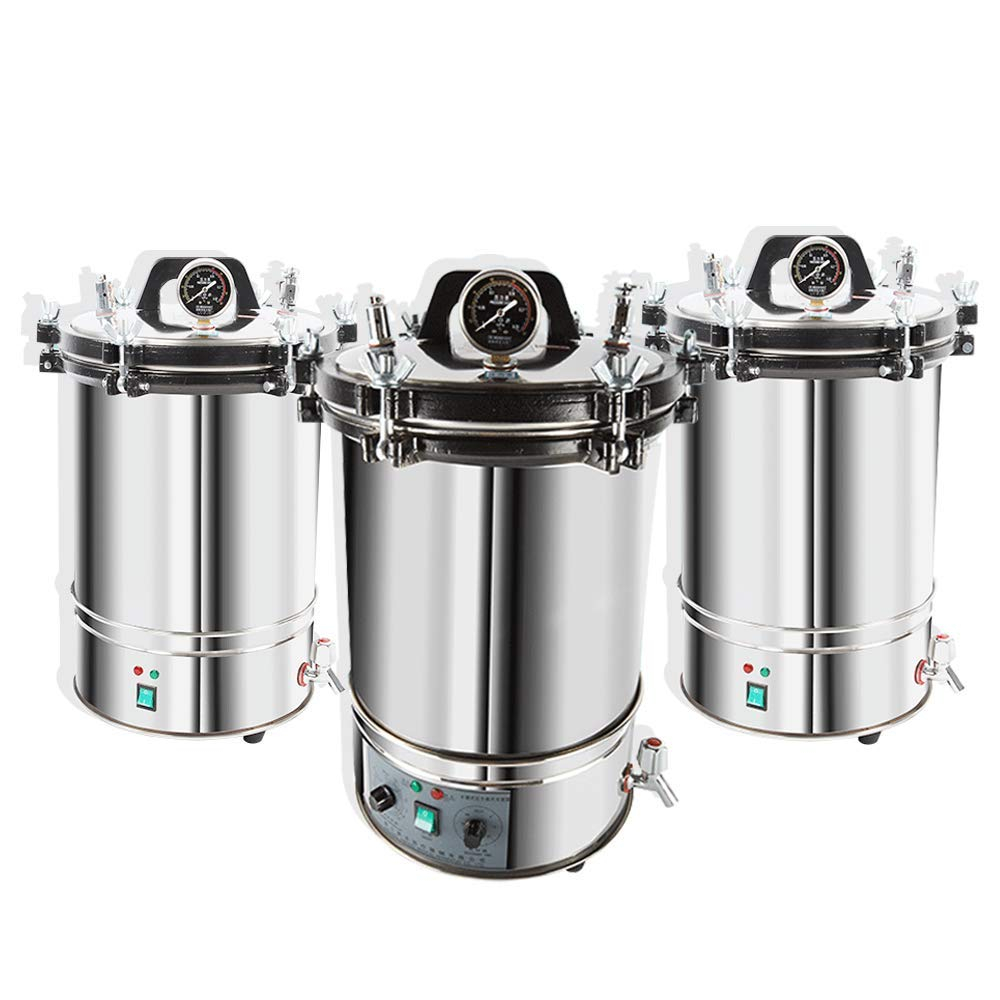 Portable sterilization pot laboratory stainless steel high-pressure ...