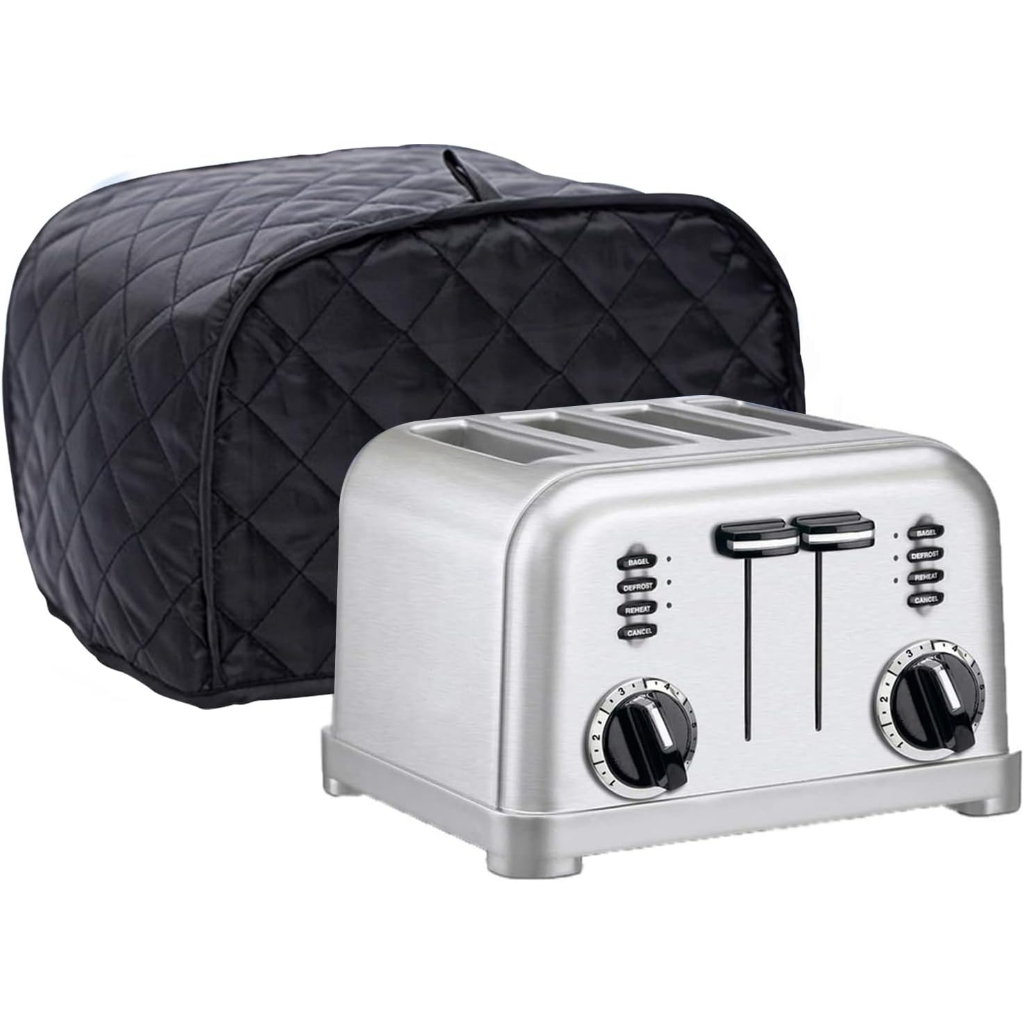 Polyester Quilted 2/4 Slice Toaster Cover, Dust and Fingerprint ...