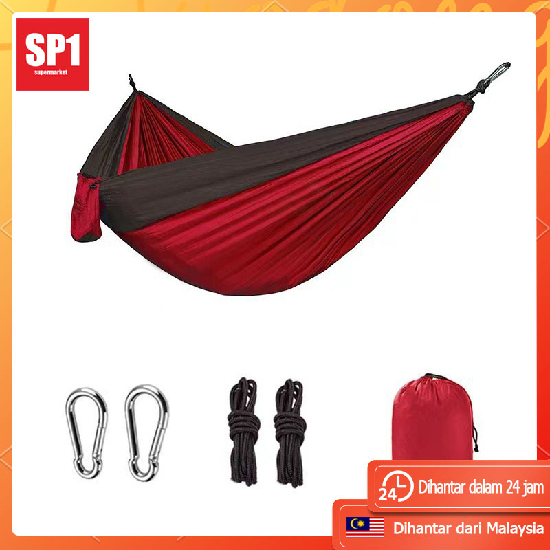 Ready in MY Hammock Buaian Camping Ayunan Dewasa Gantung Outdoor Buai ...