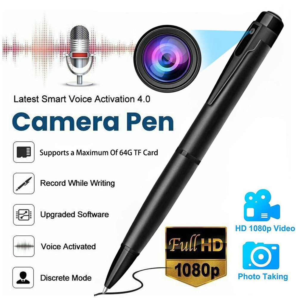 HD 1080P Mini Camera Pen Pocket Wearable Small Body Camera Digital ...
