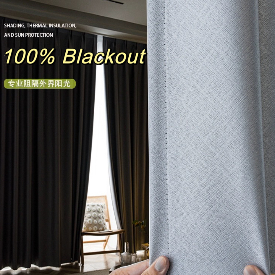 Truly 100% Blackout Curtain Window Curtain for Living Room Bedroom 100% ...