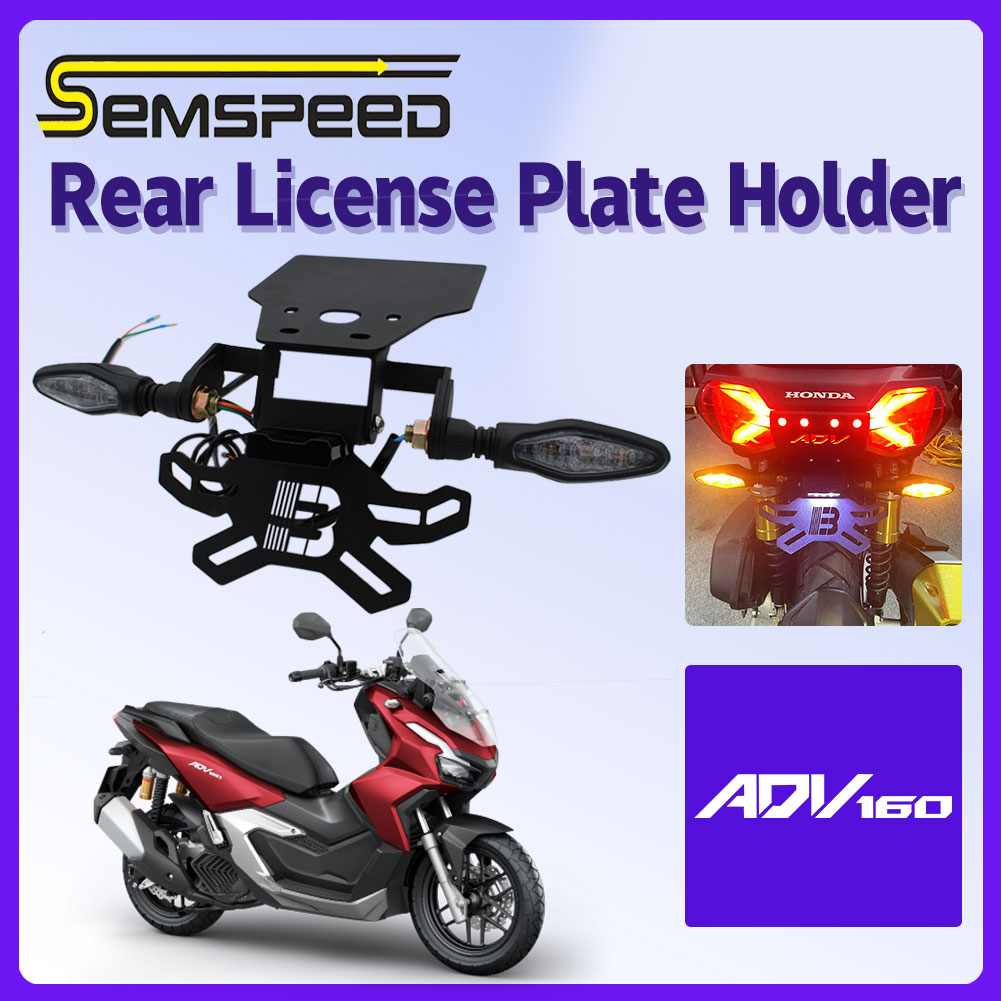 【SEMSPEED】 Motorcycle Rear License Plate Fender Bracket Frame Tail Tidy ...