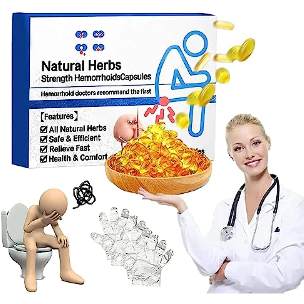 Natural Herbal Strength Hemorrhoid Capsules Natural Hemorrhoid Relief Capsules Rapid