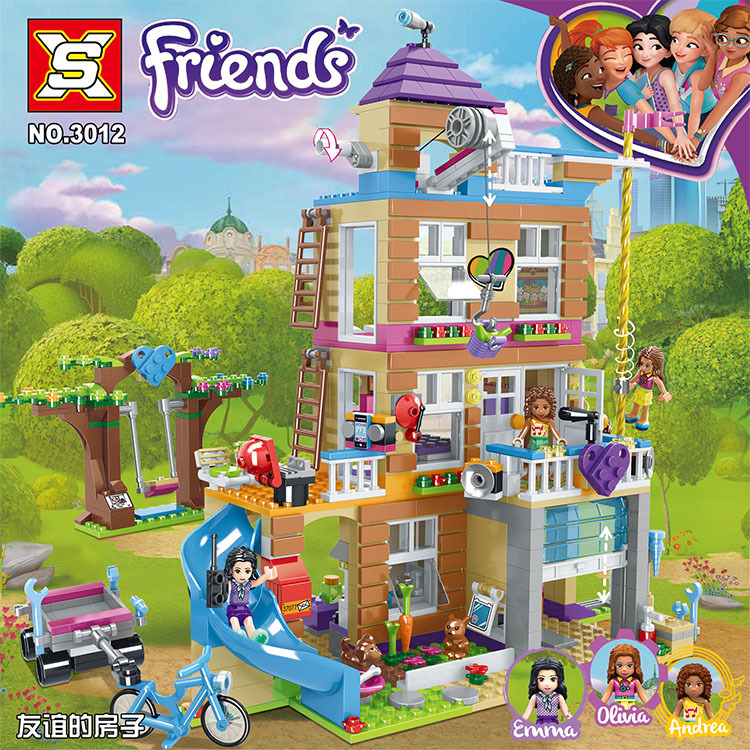 Girl Series Heartlake City Friendship Club Princess Dream Villa Lego ...