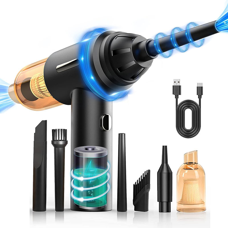 air duster for pc 5000RPM Electric Air Duster and Vacuum 6000mAh ...