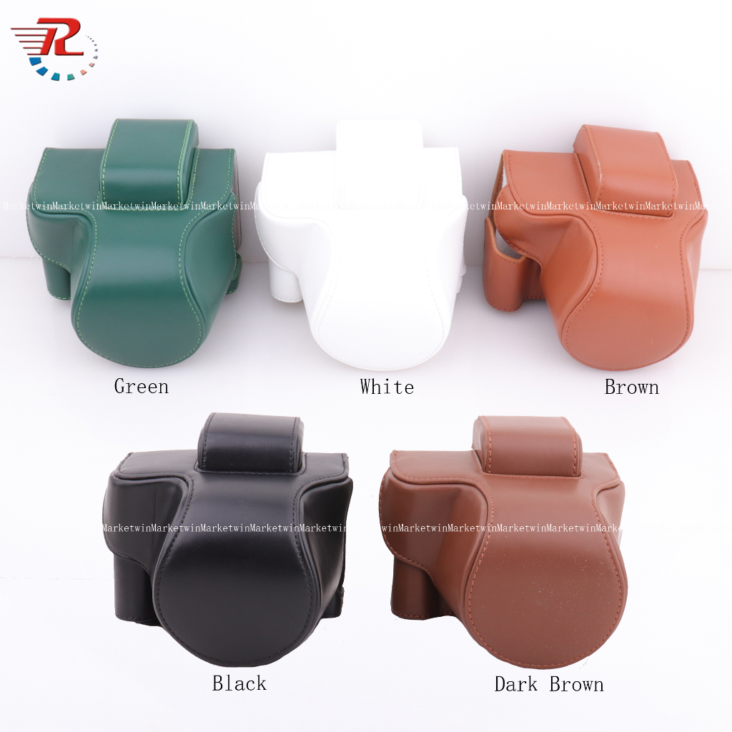 Canon EOS R50 Pu Leather Camera Bag Case Pouch For Canon EOS R50 With ...