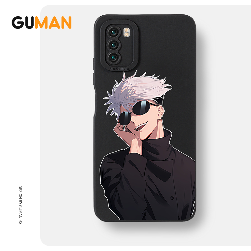 GUMAN Soft Silicone Funny Cartoon Anime Shockproof Casing POCO X3 Pro ...