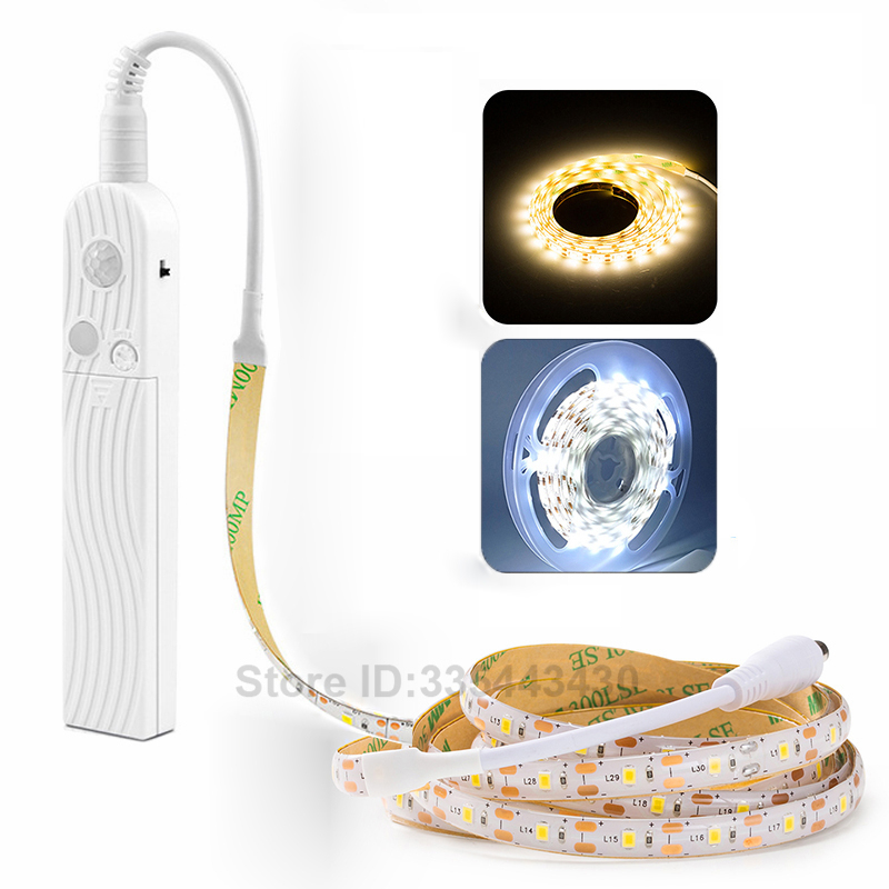 2M 3M 60 lights per meter LED Light Strip PIR Motion Sensor Induction ...