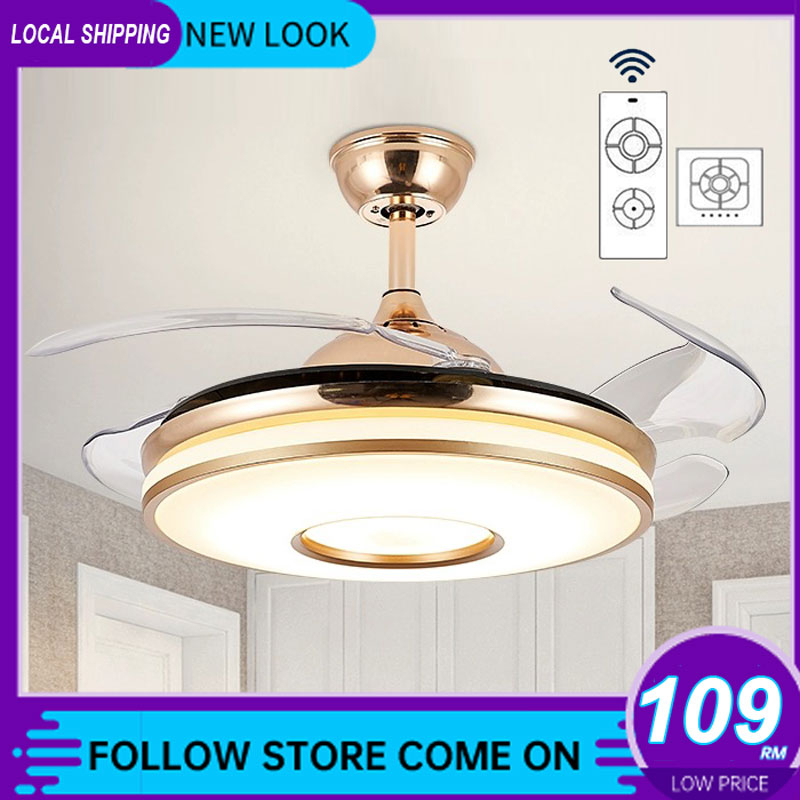 Ceiling Fan Light 电风扇 Mini Ceiling Fan Ceiling Lamp Fan Living Room ...