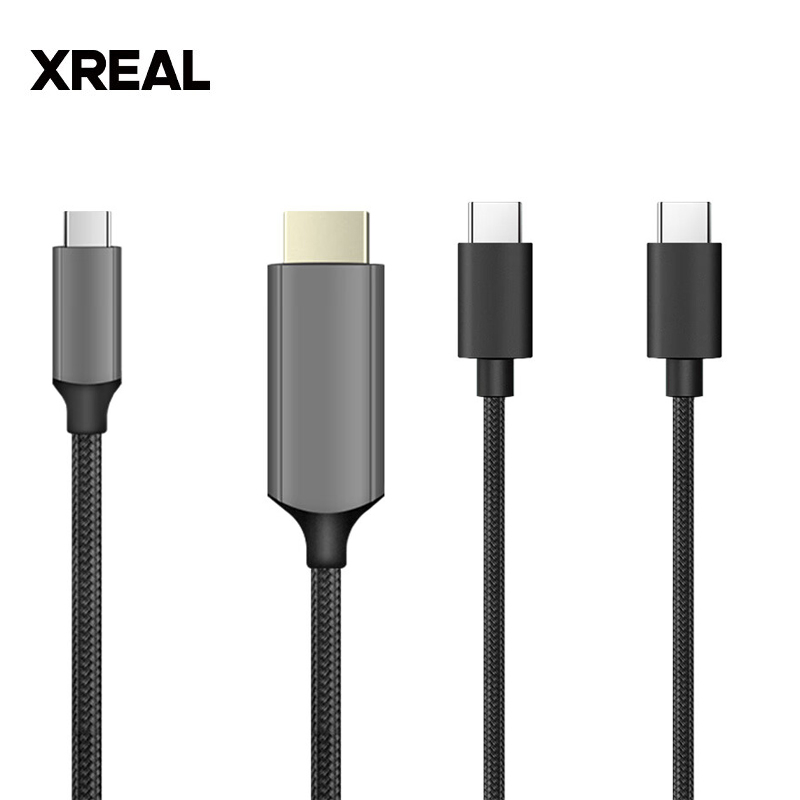 XREAL Full-featured Type-C Cable USB-C Cable Dual C-Port HDMI to Type-C ...