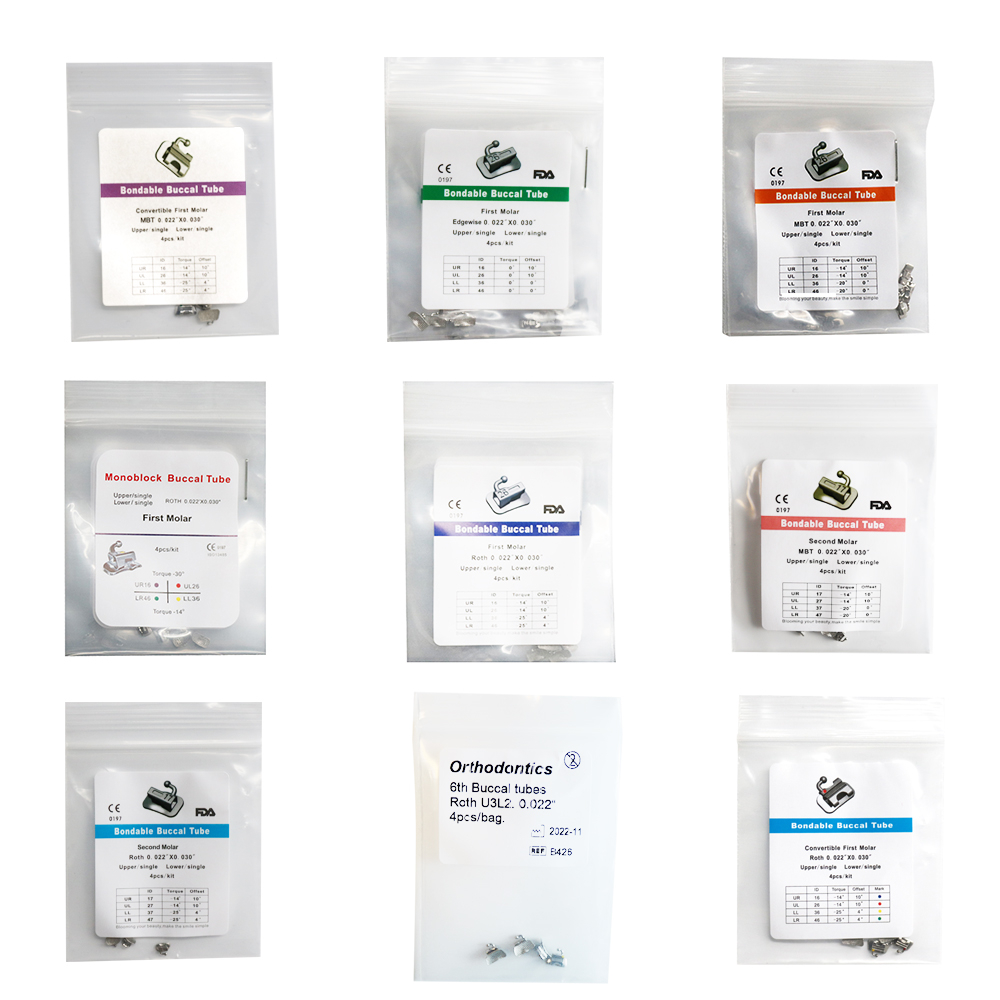 10pack 40pcs 1St Molar Monoblock/mesh base edgewise/Roth/mbt 0.022 ...
