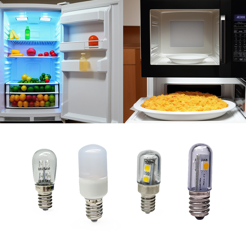 0.5W E12 E14 1.5W E14 E12 1W E14 E12 E17 Mini Bulb LED Refrigerator Bulb Cool white Warm Bulb ...