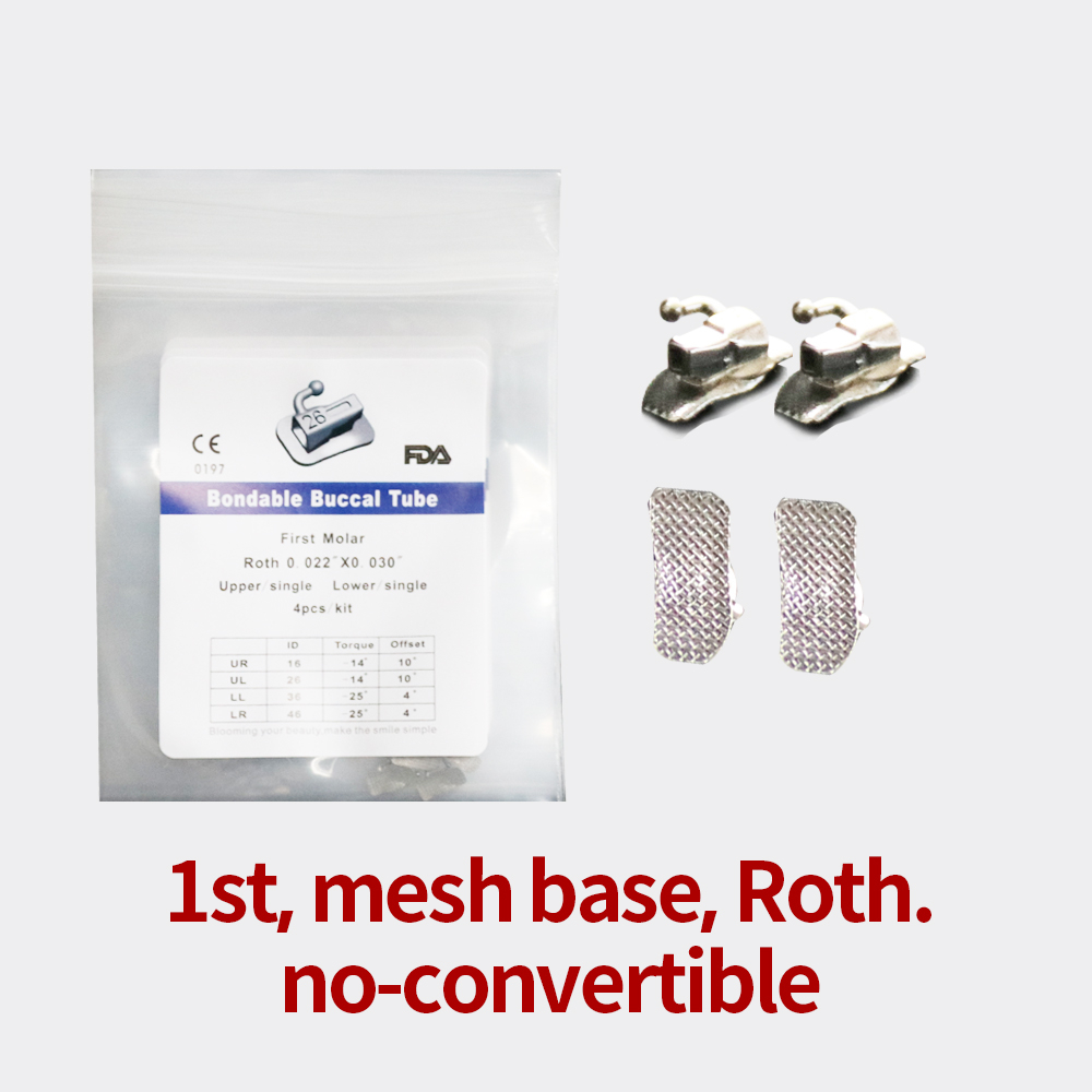 10pack 40pcs 1St Molar Monoblock/mesh base edgewise/Roth/mbt 0.022 ...