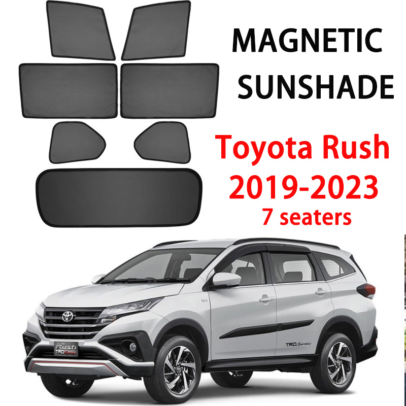 Car Sun Shade For Toyota Rush 2009-2023 7 Seaters Magnetic Car Window ...