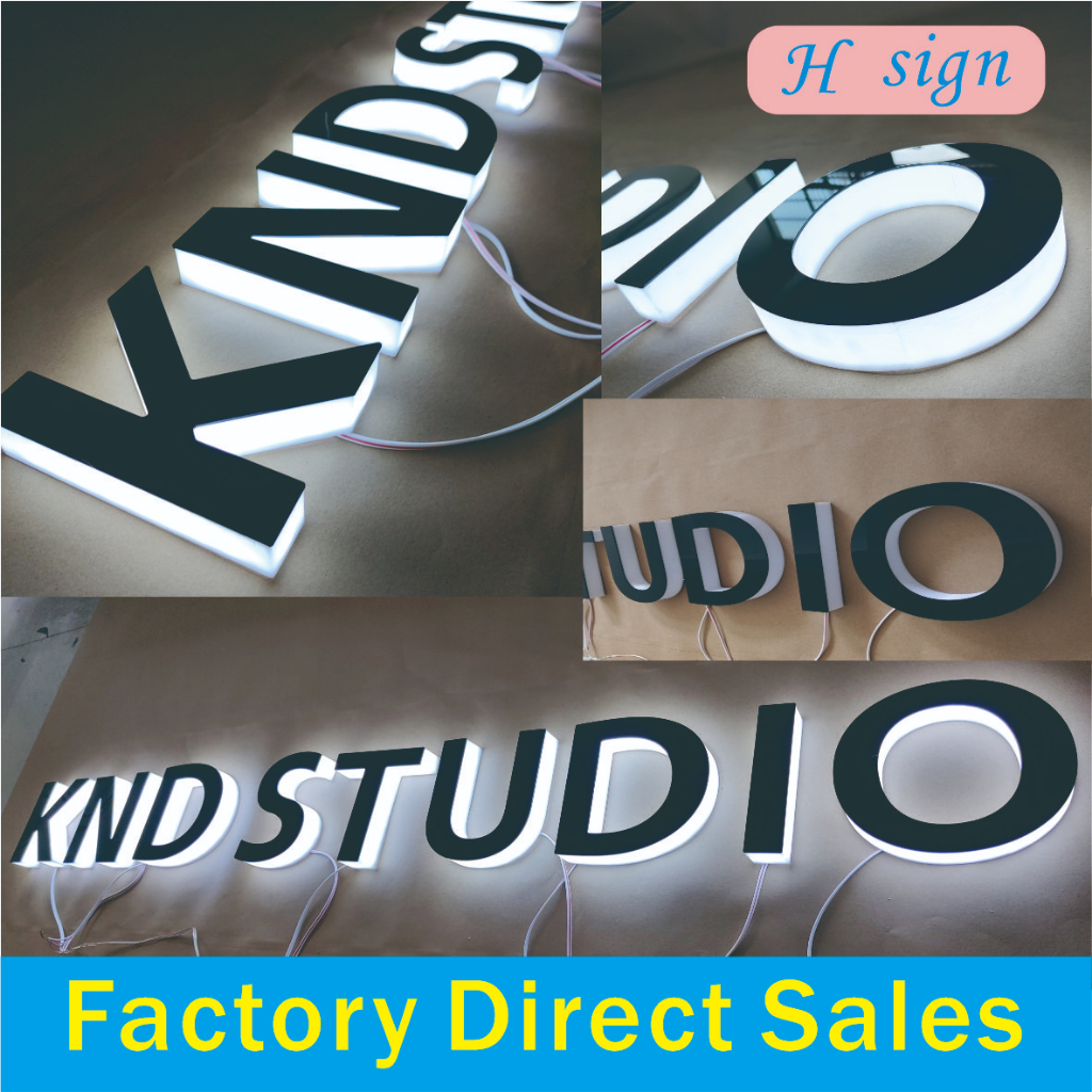led Luminous Character door signboard Customized 12v Outdoor Waterproof ...
