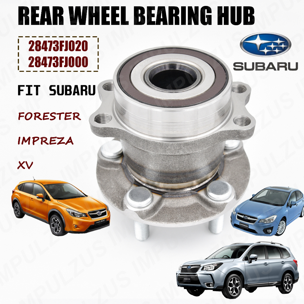 SUBARU REAR WHEEL BEARING HUB 28473FJ020 FORESTER XV IMPREZA 28473FJ000 ...