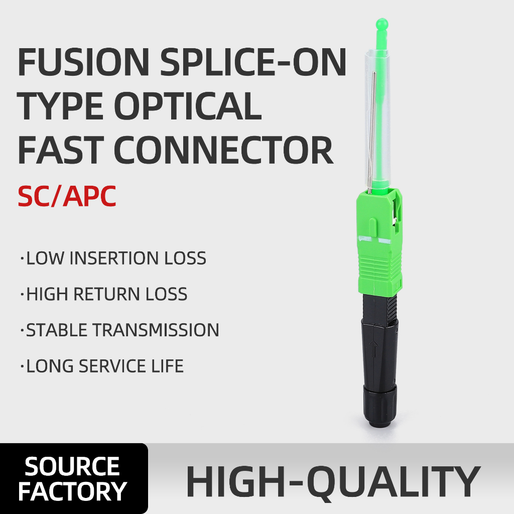 5/10pcs Fiber Optic Adaptor Pre-embedded SC/APC Quick hotmelt Connector for FTTH Fiber Optic ...