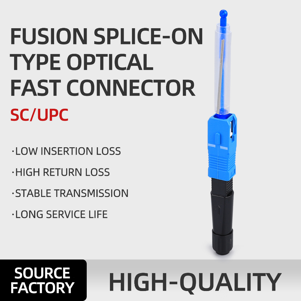 5/10pcs Fiber Optic Pre-embedded SC/UPC hotmelt Connector FTTH Fiber Optic Drop Cable Cords ...
