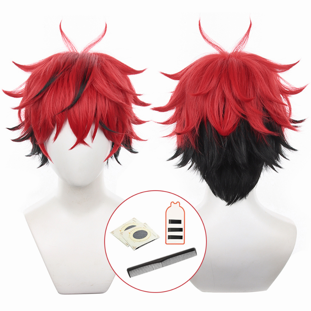 HOLOUN Gokurakugai Anime Yoru Yomi Cosplay Wig Rose Net Synthetic Fiber ...