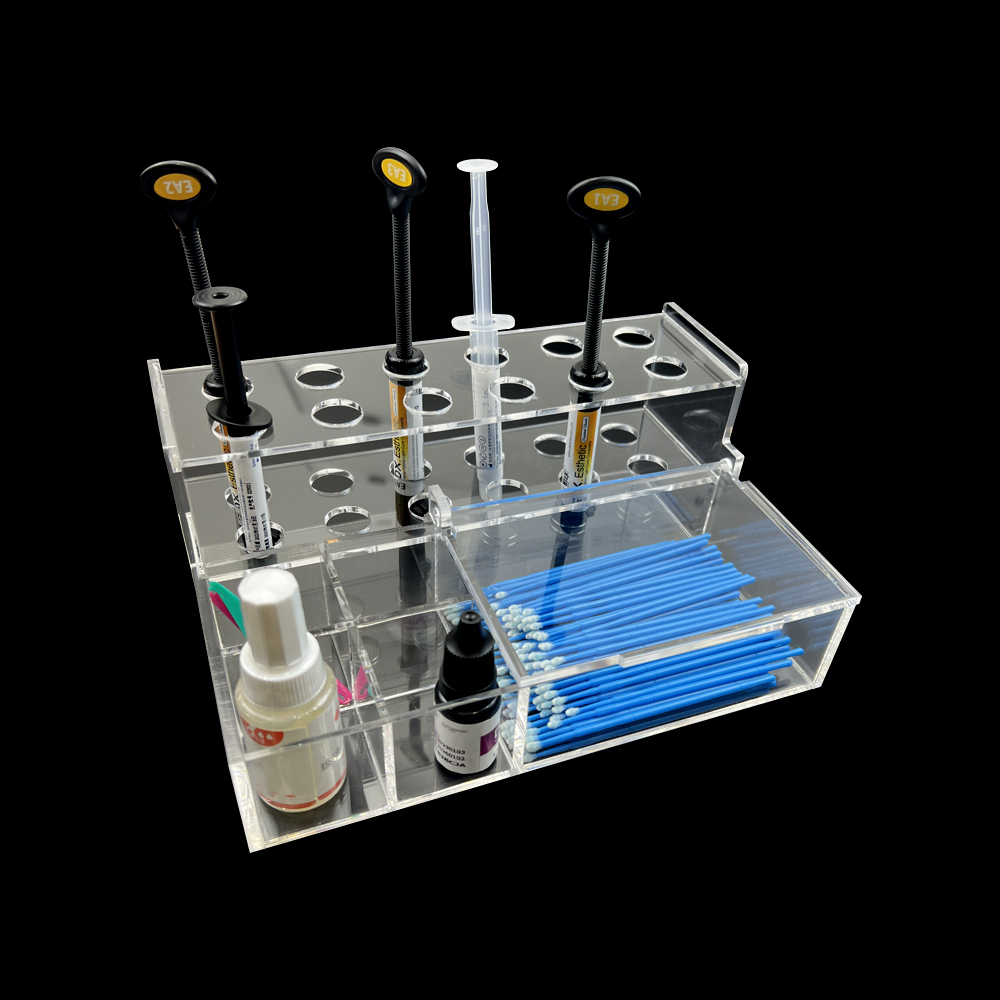 Dental Transparent High Capacity Composite Resin Organizer Holder S/M/L ...