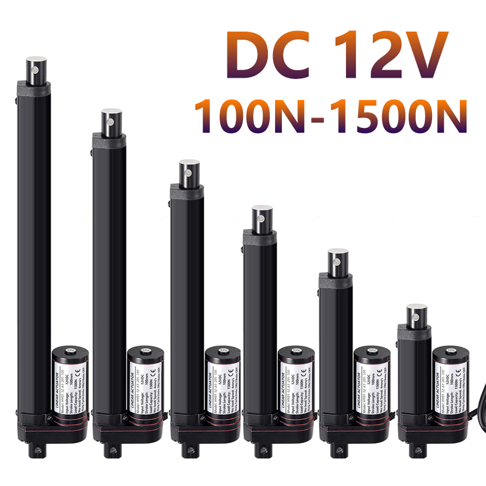 12V Linear Motor Linear Actuator Self Locking Linear Actuator DC 12V ...