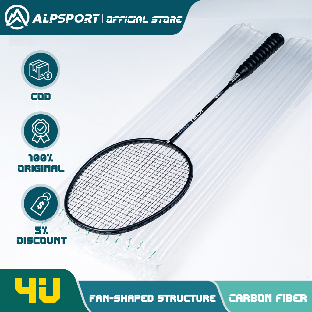 ALP RR 2pcs 4U G5 Original Design Full Carbon Fiber 20-22Lbs Strung ...