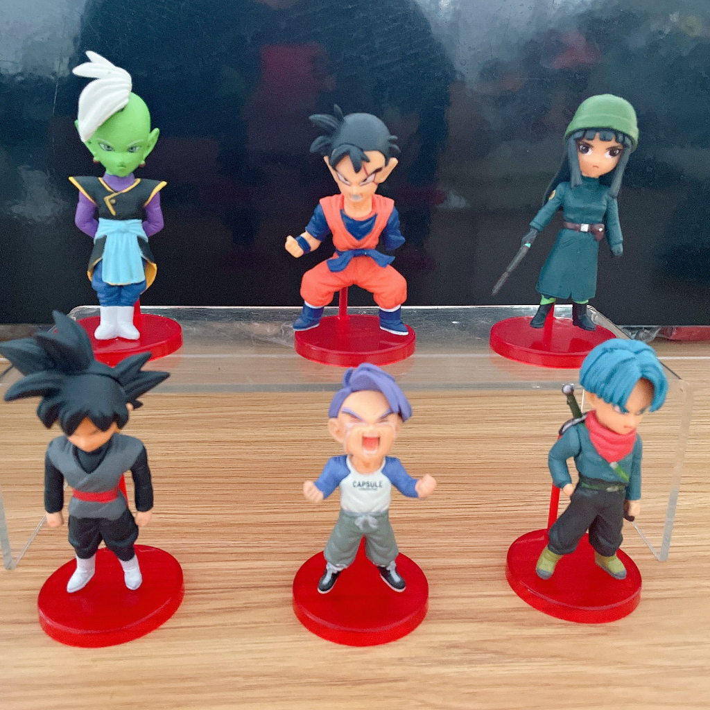 6Pcs/Set 7cm Dragon Ball Z Super Saiyan Son Goku Son Gohan Vegeta Broly ...