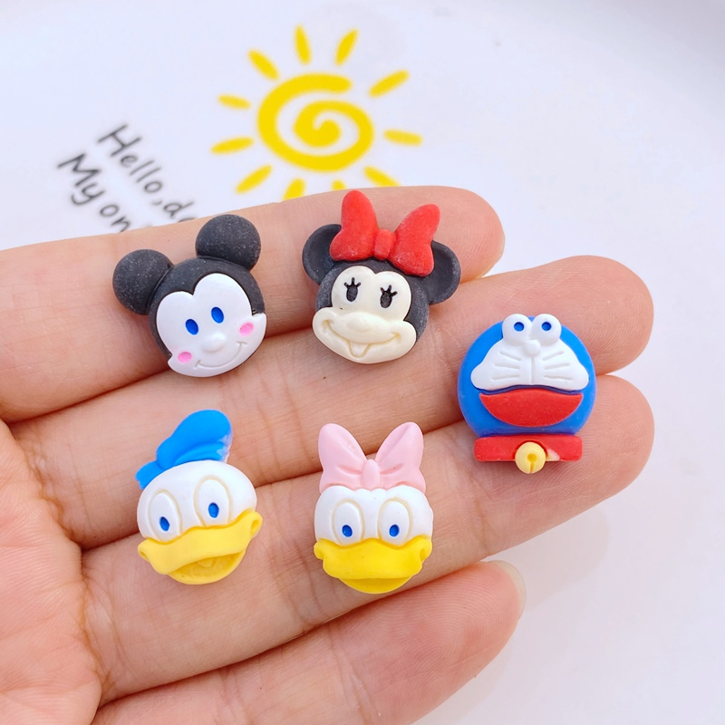 10-piece Set Resin Cartoon Disney Series/Character/Painting/3D ...