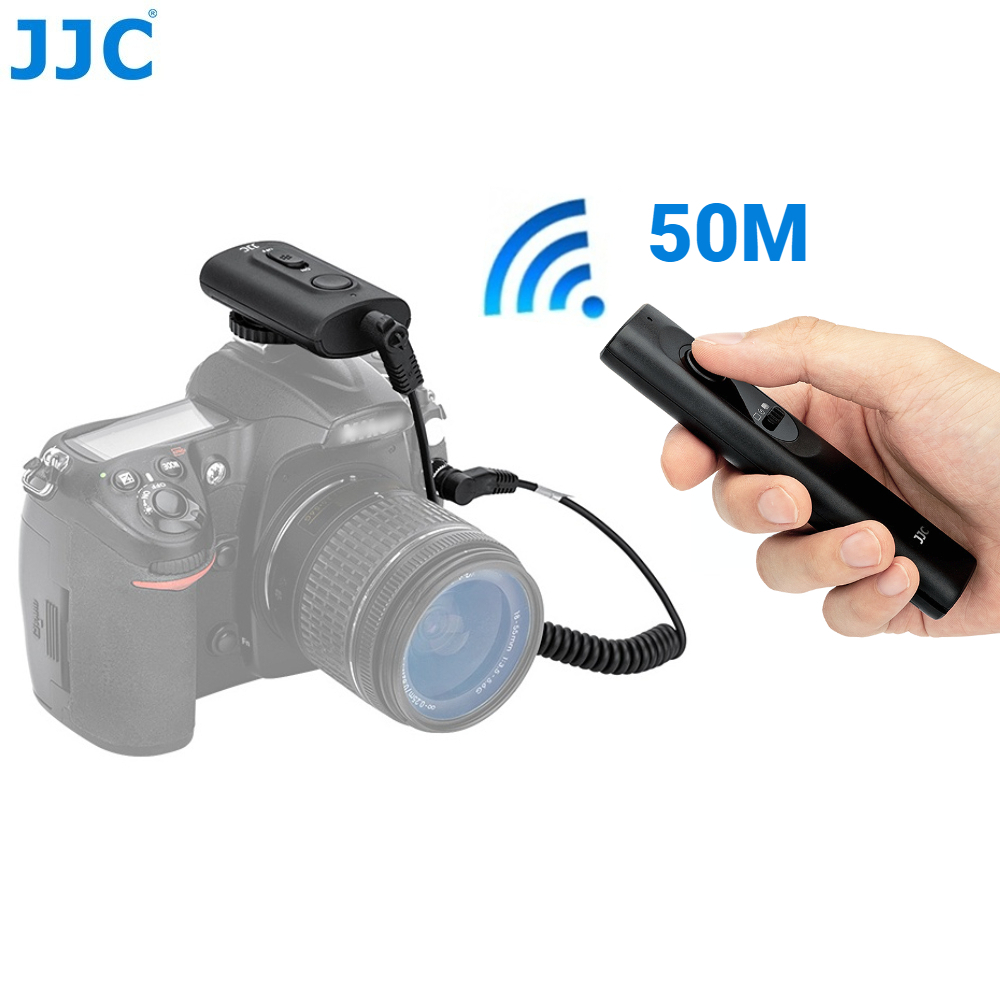 JJC RF-SWR2 Fujifilm Camera Wireless Remote Control Stick 50M Radio Shutter Release Cord Cable ...