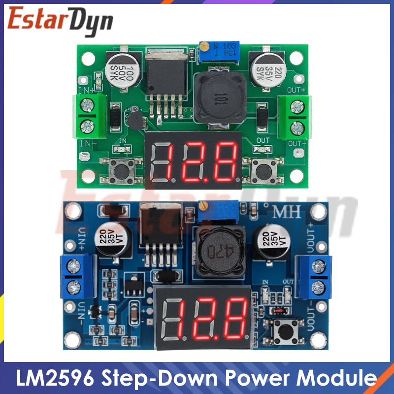 LM2596 BUCK 3A DC-DC Voltage Adjustable Step Down Module 4.0~40V to 1.25-37V Adjustable ...