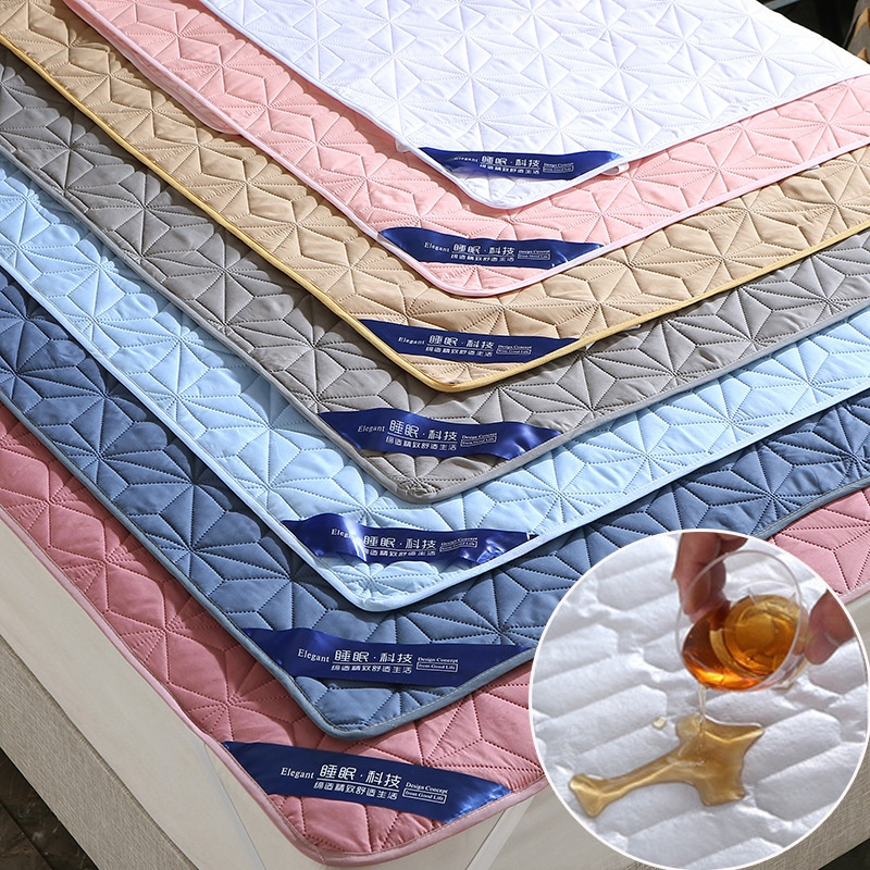 Fitted Bedsheet Waterproof Mattress Protector Urine Bed Sheet Pads Anti ...