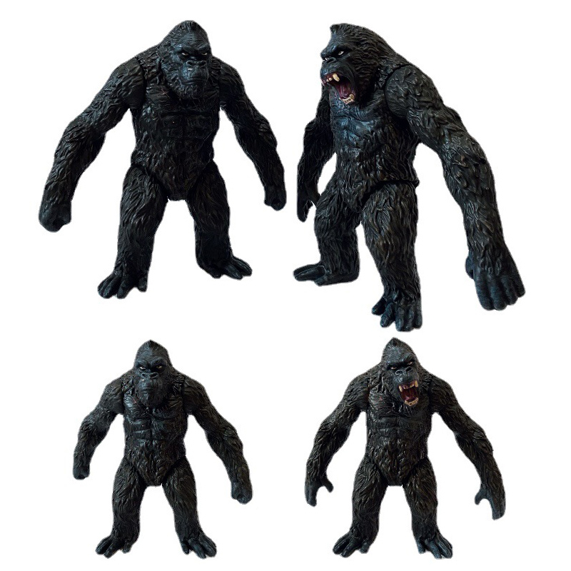 18cm Godzilla vs. Kong Anime Figure Skull Island King Kong Chimpanzee ...