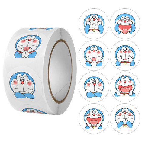 500PCS Cute Doraemon Cartoon Sealing Stickers Notebook Laptop Helmet ...