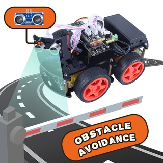 Creative STEM Gift Smart Robot Car Kit For Arduino Robot Kit C/C++ ...