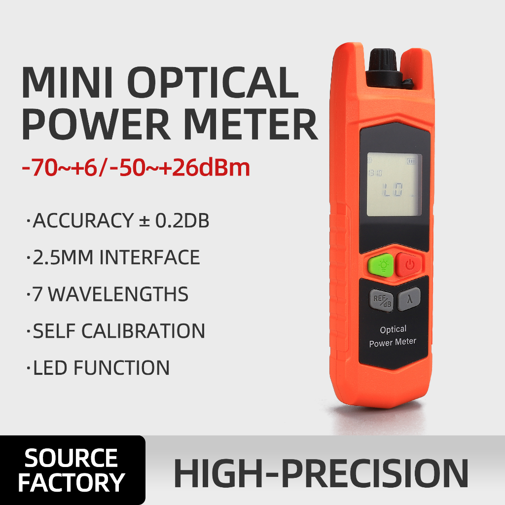 OPM Mini optical power meter-50~+26dBm High Precision Optical Power ...