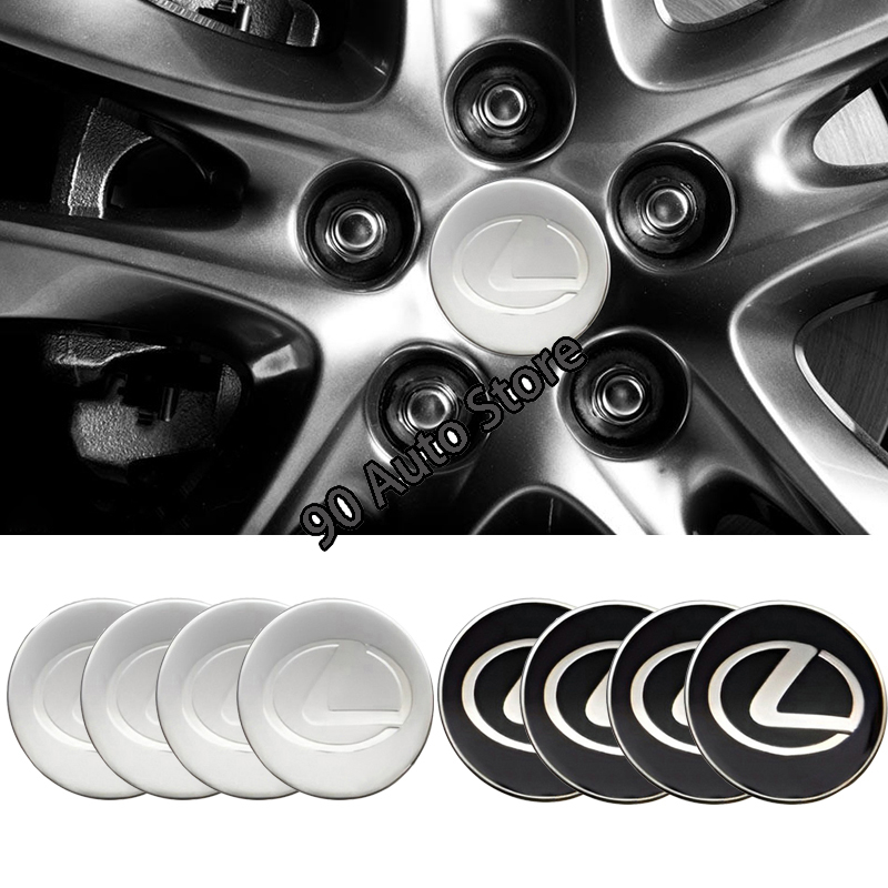 4PCS 60mm 65mm For Lexus RX300 NX300h NX NX200T Car Wheel Emblem Tyre ...