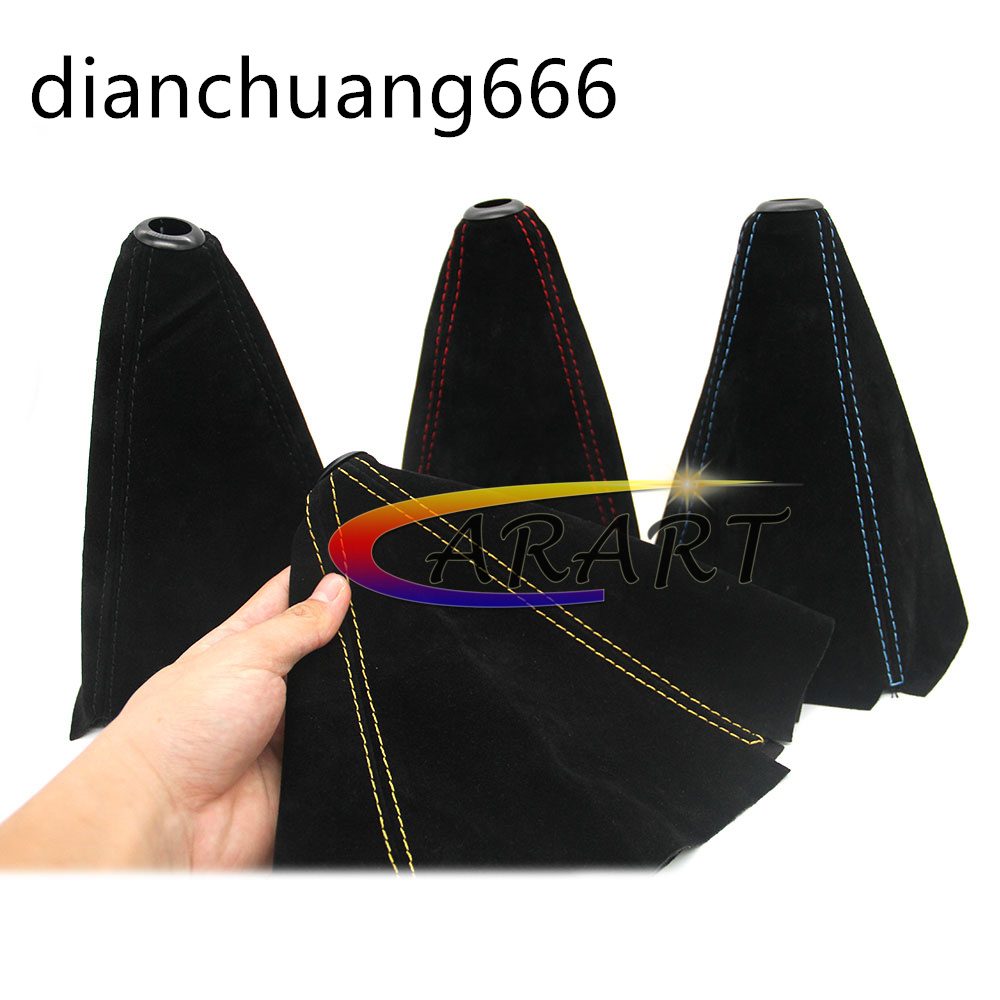 Suede Universal Gear Shift Gaiter Automobile Shifter Lever Boot Dust ...